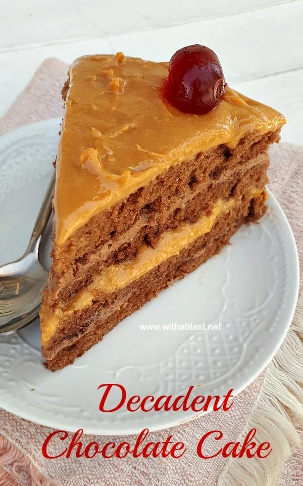 Decadent Chocolate Cake | With A Blast