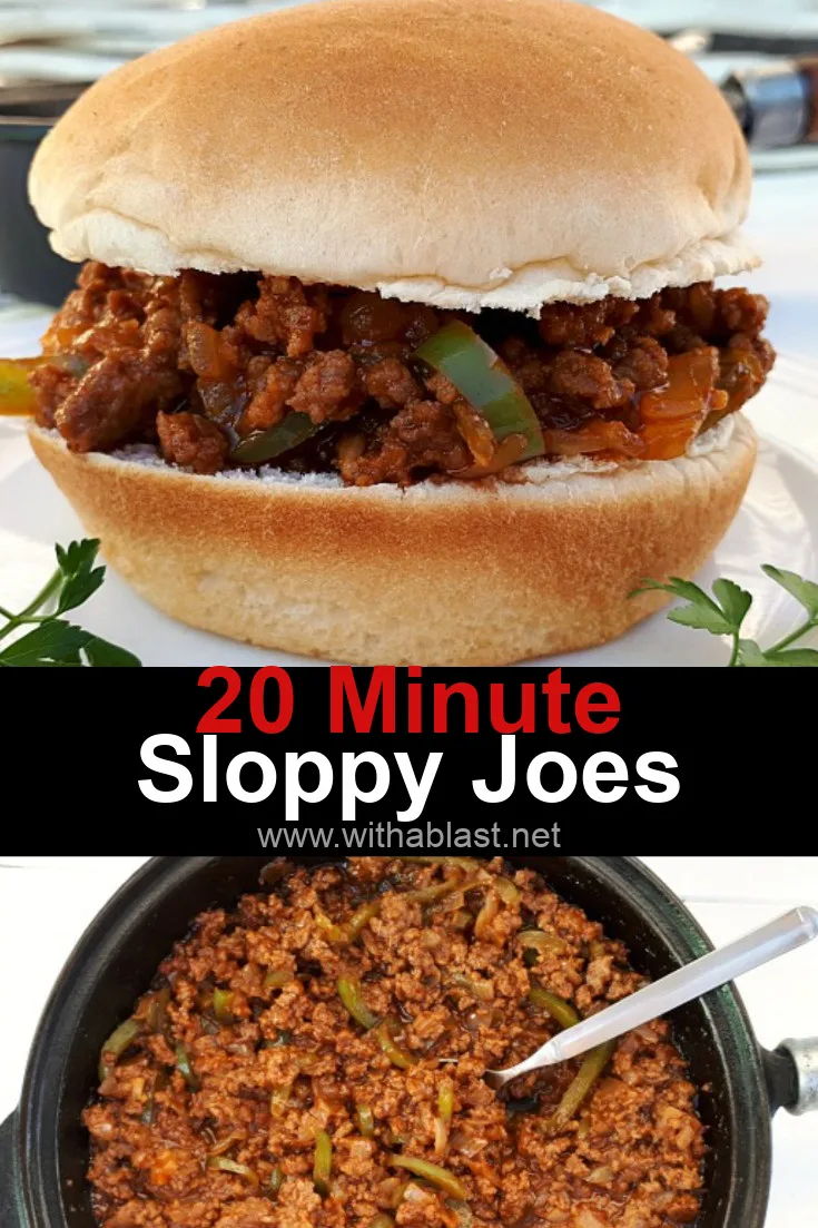 Sloppy Joes (a.k.a BBQ Beef Baps) | With A Blast