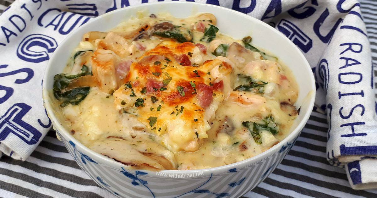Chicken And Bacon Casserole | With A Blast
