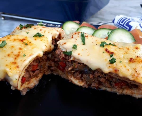 Mushroom And Beef Filled Pancakes | With A Blast