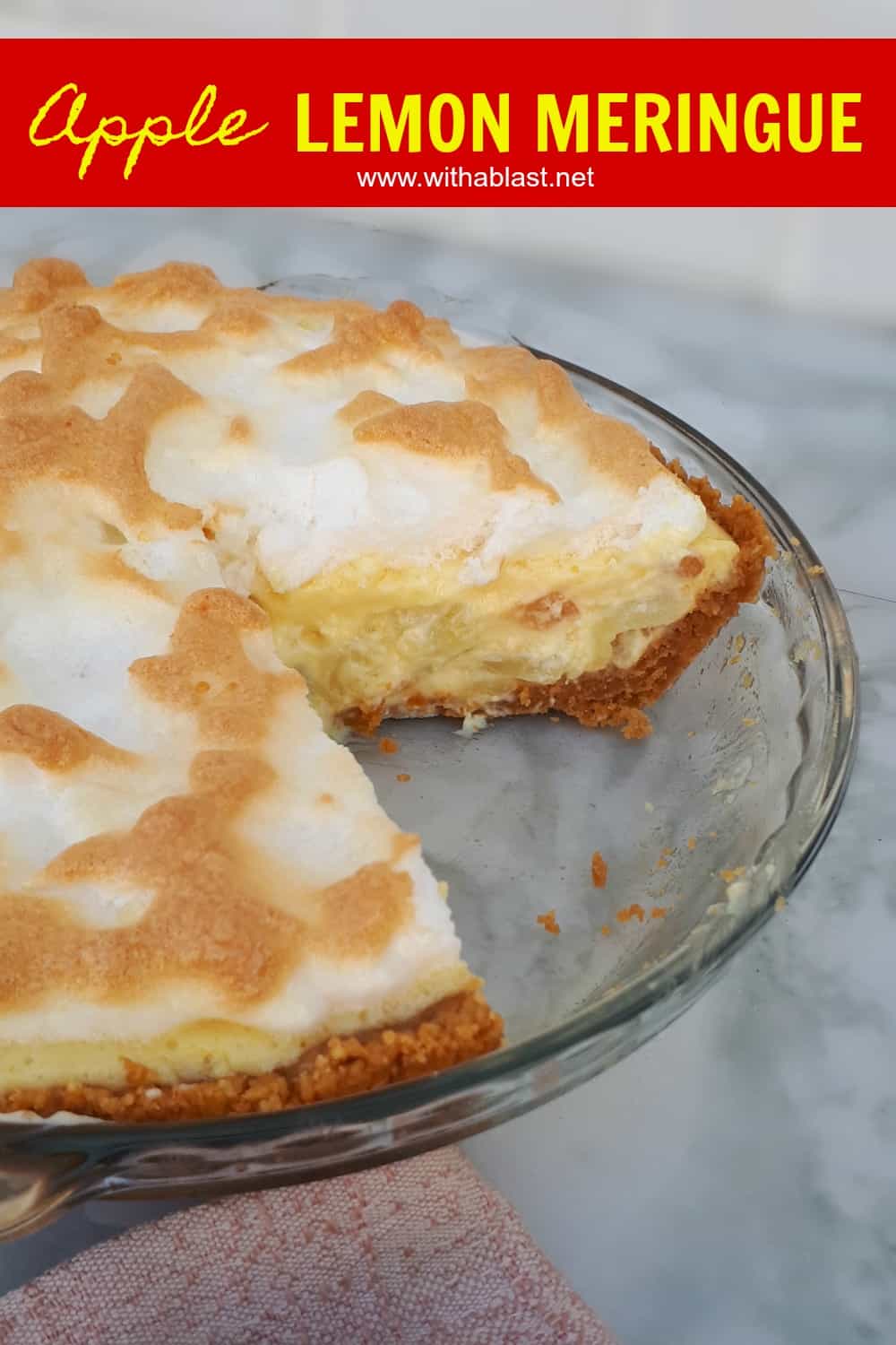 Apple Lemon Meringue Pie | With A Blast