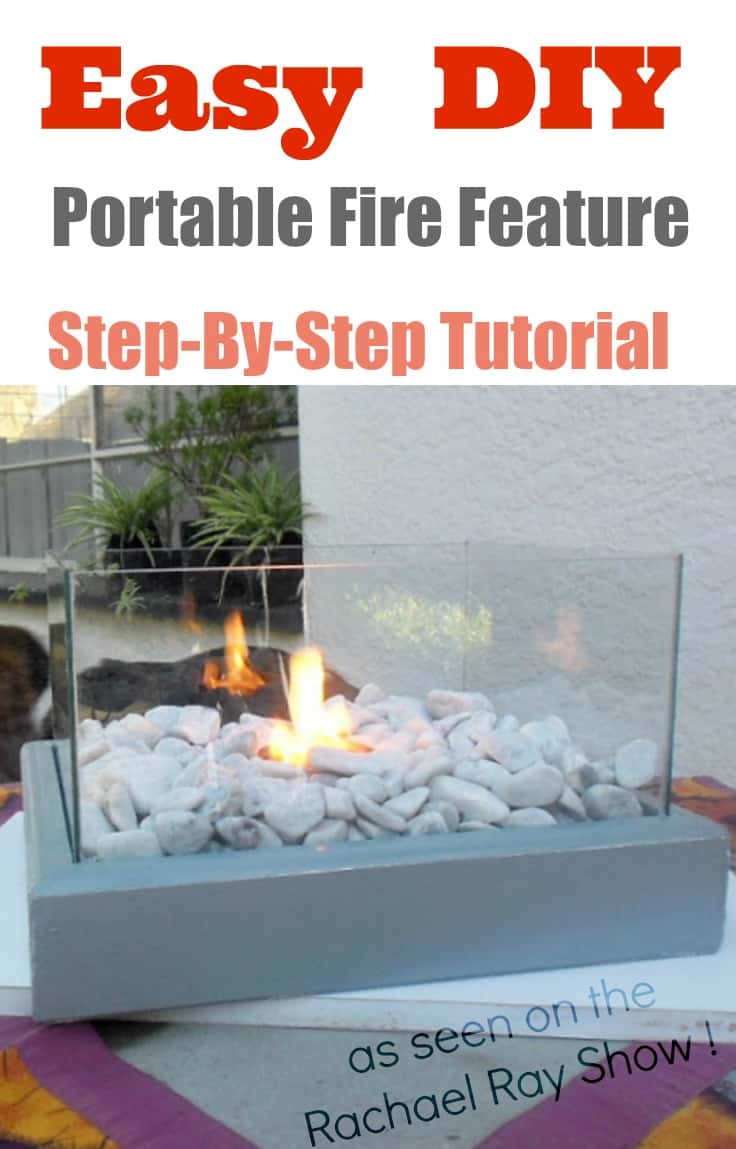 DIY Portable Fire Feature | With A Blast