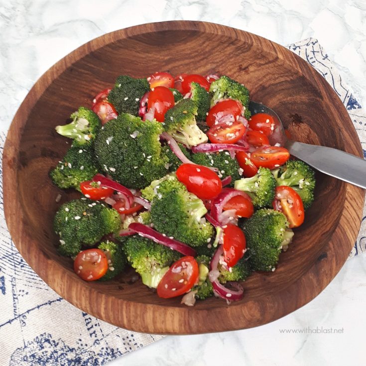Marinated Broccoli Salad | With A Blast