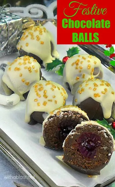 Festive Chocolate Balls | With A Blast