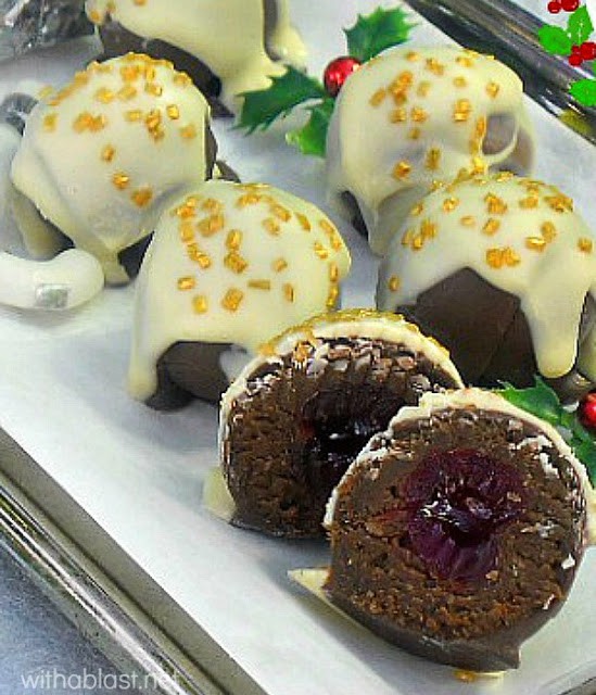 Festive Chocolate Balls | With A Blast