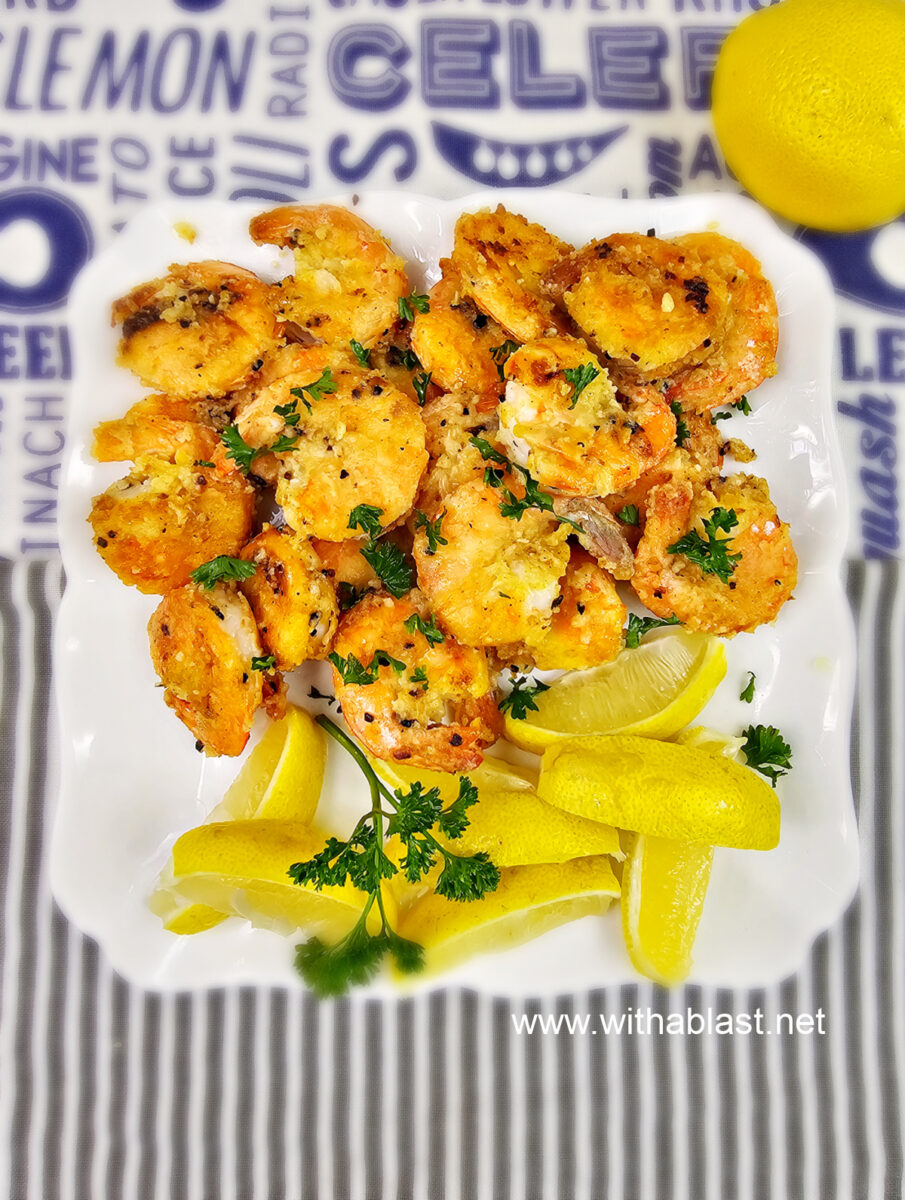 Garlic Butter Prawns | With A Blast