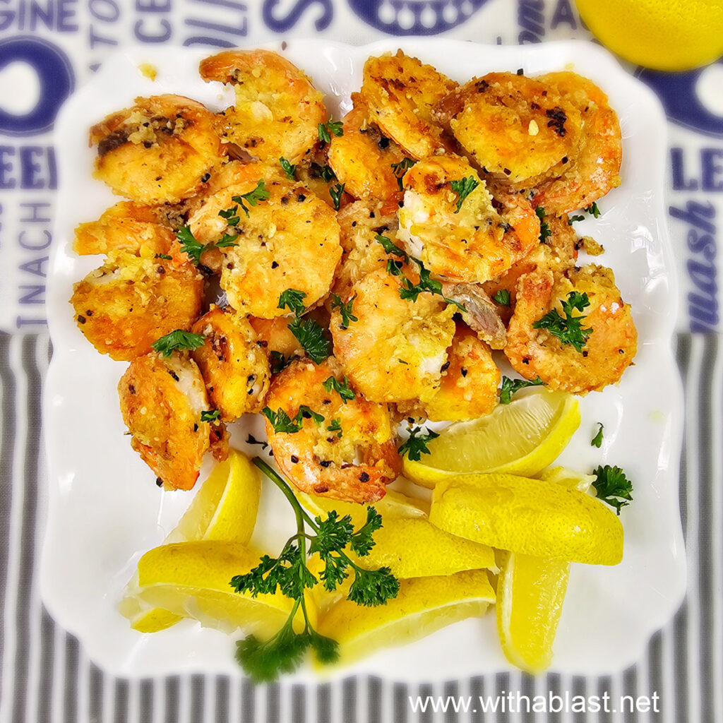 Garlic Butter Prawns | With A Blast