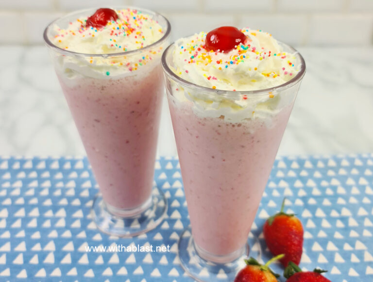 Strawberry Milkshake | With A Blast