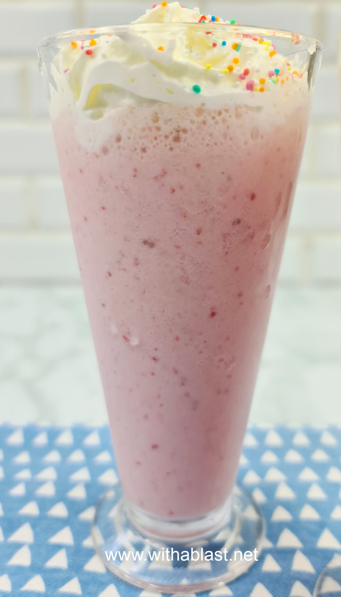 Strawberry Milkshake | With A Blast