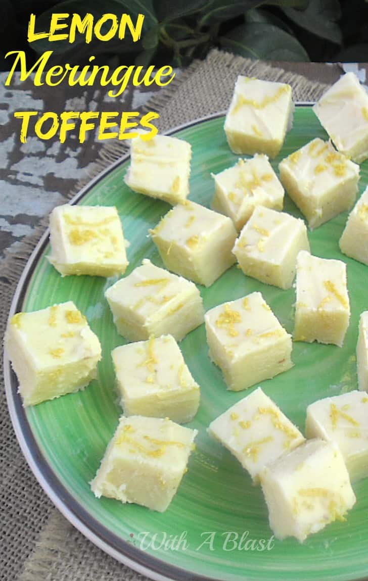 Lemon Meringue Toffees (3 Ingredients) | With A Blast