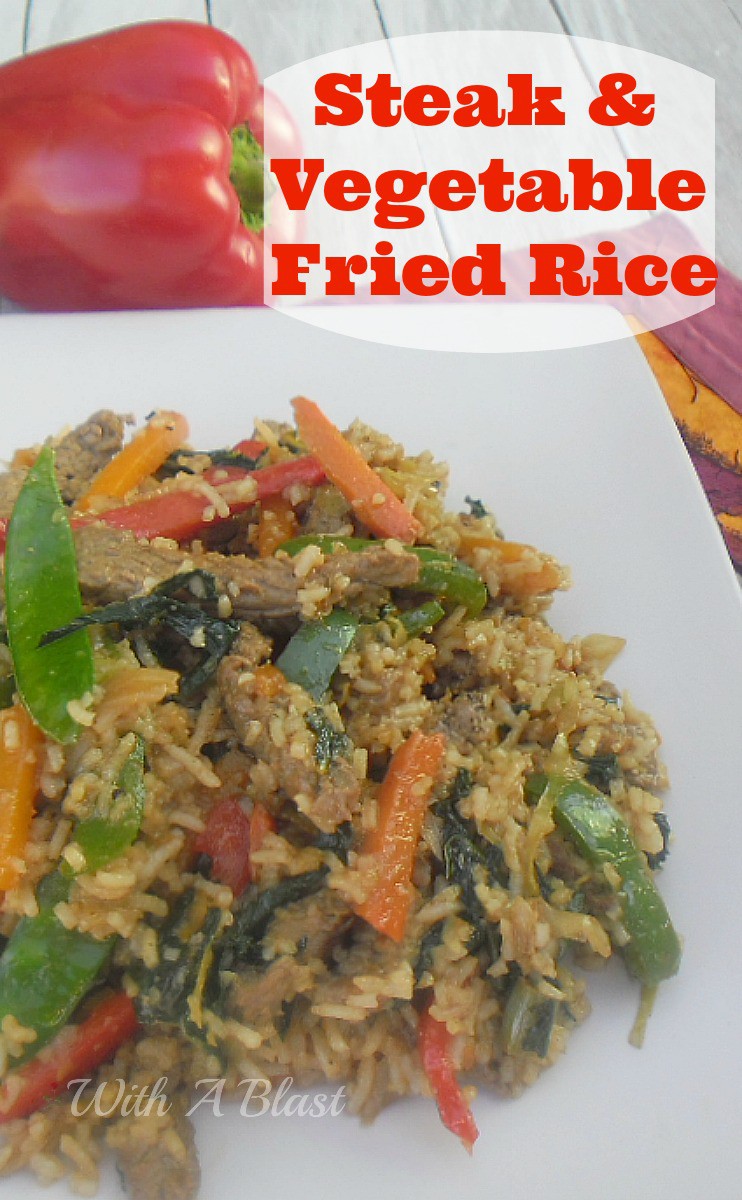 Steak and Vegetable Fried Rice | With A Blast