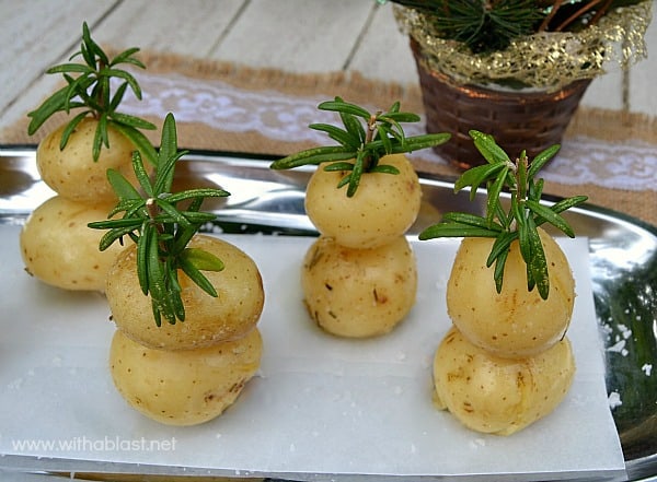 Garlic Potato Christmas Trees | With A Blast