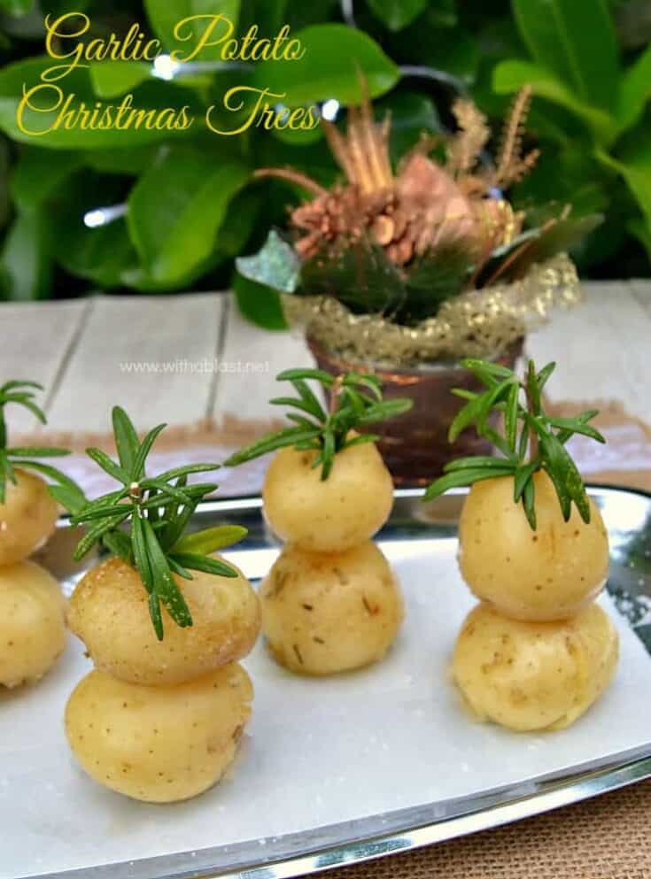 Garlic Potato Christmas Trees | With A Blast