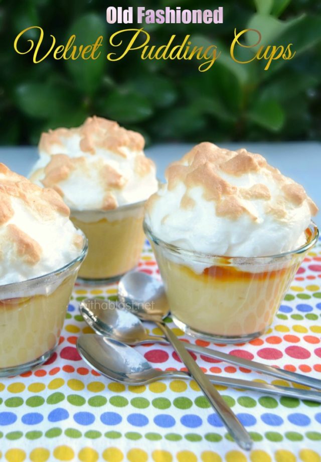 Old-Fashioned Velvet Pudding Cups | With A Blast
