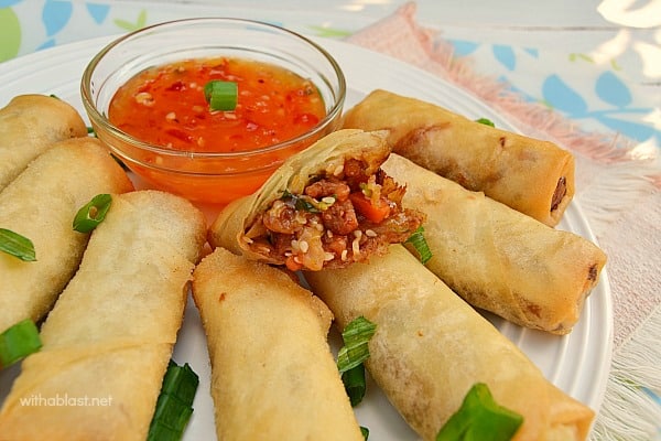 Shrimp Springrolls | With A Blast