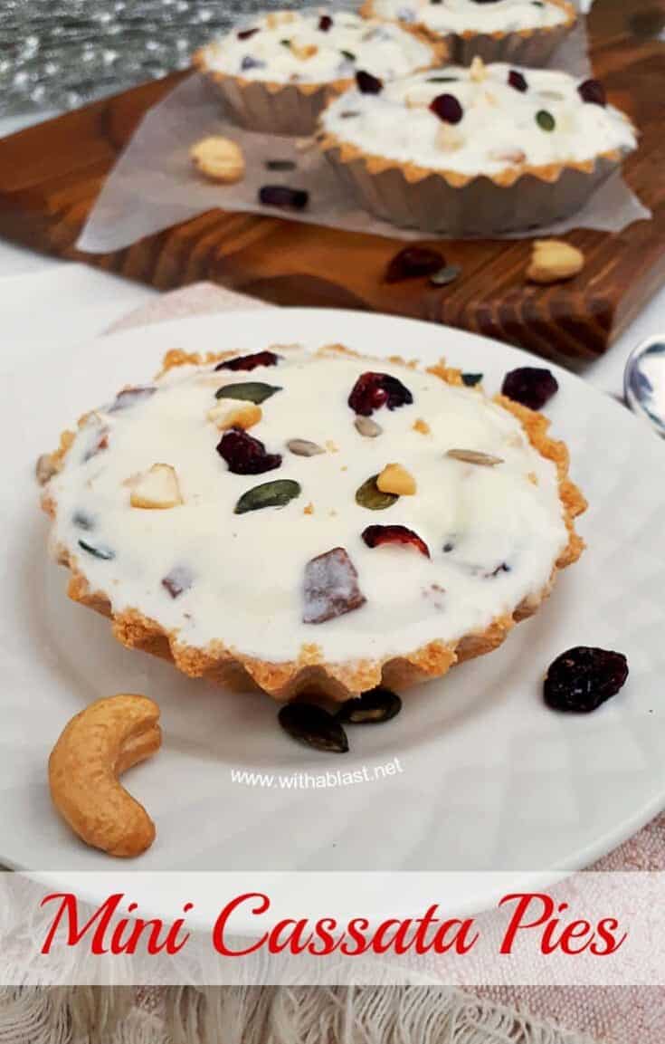 Mini Cassata Pies | With A Blast