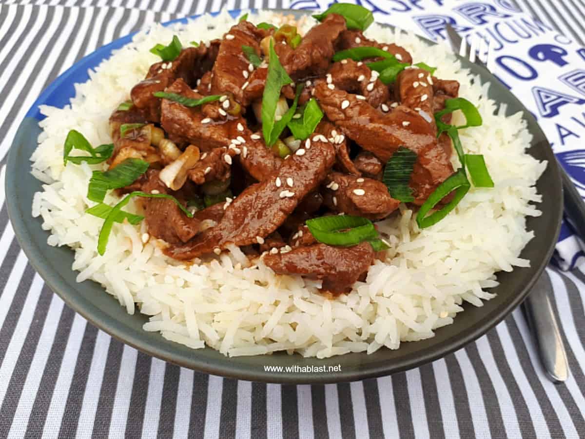 Mongolian Beef Recipe | With A Blast