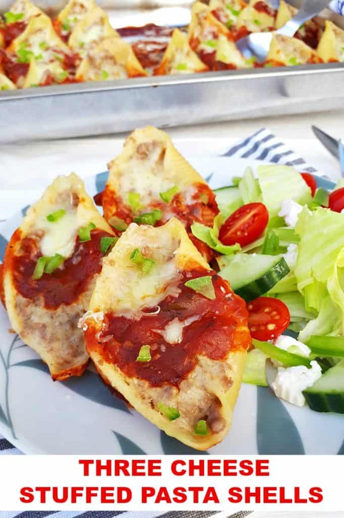 Three Cheese Stuffed Pasta Shells | With A Blast