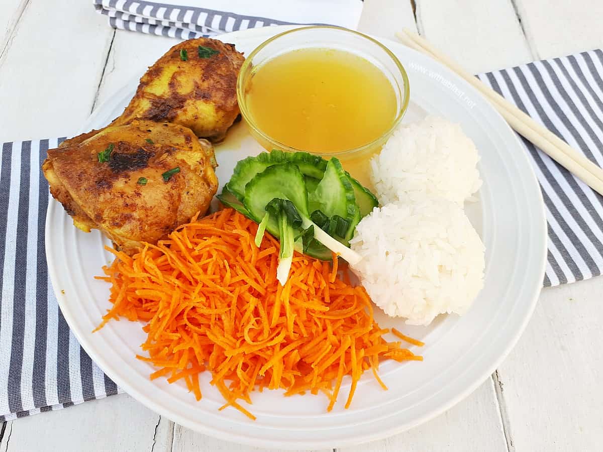 Malaysian Chicken And Sticky Rice | With A Blast