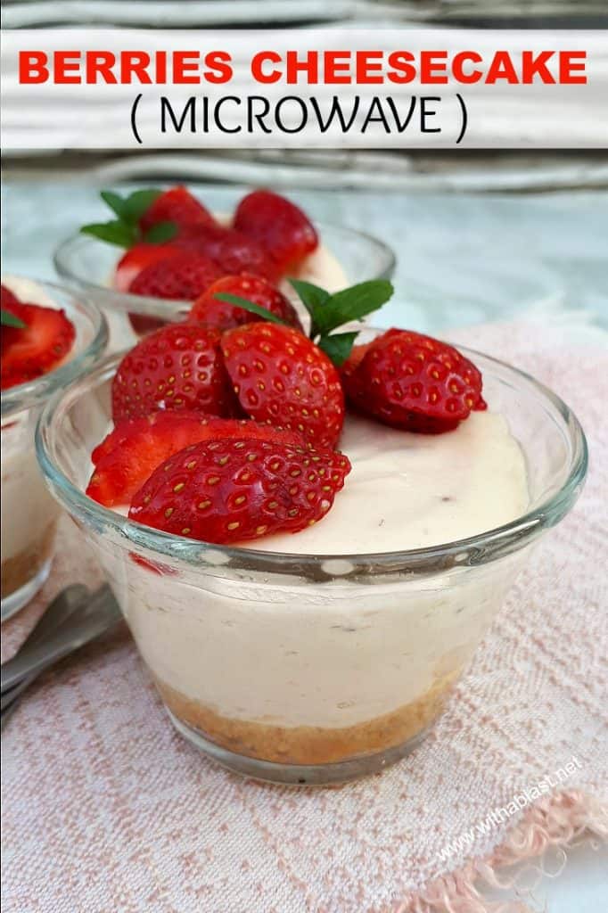 Microwave Berries Cheesecake | With A Blast