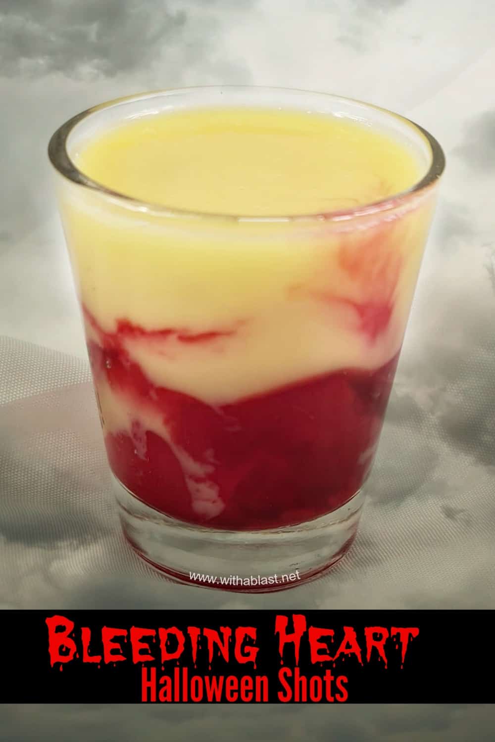 Bleeding Heart Halloween Shots | With A Blast