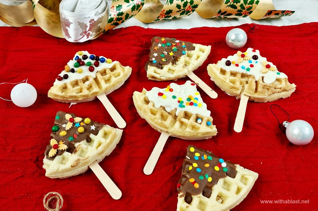 Christmas Tree Waffles | With A Blast