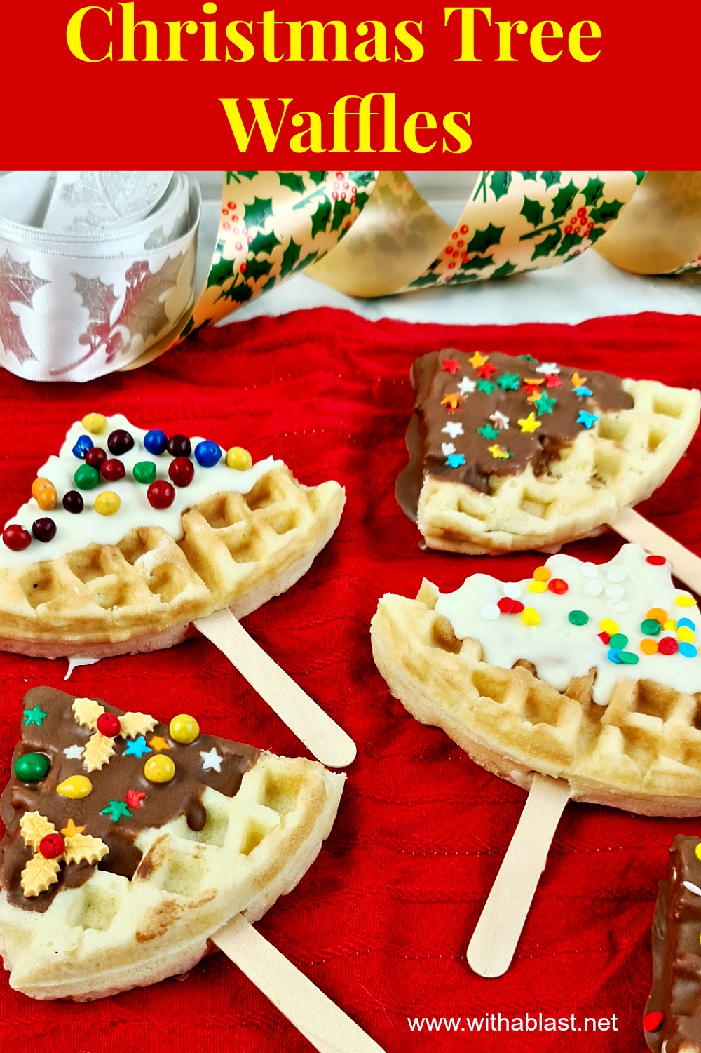 Christmas Tree Waffles | With A Blast
