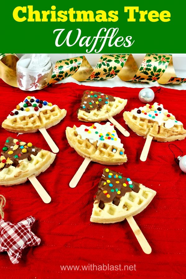 Christmas Tree Waffles | With A Blast