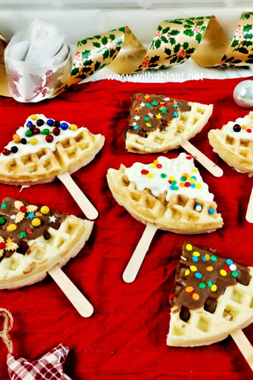 Christmas Tree Waffles | With A Blast