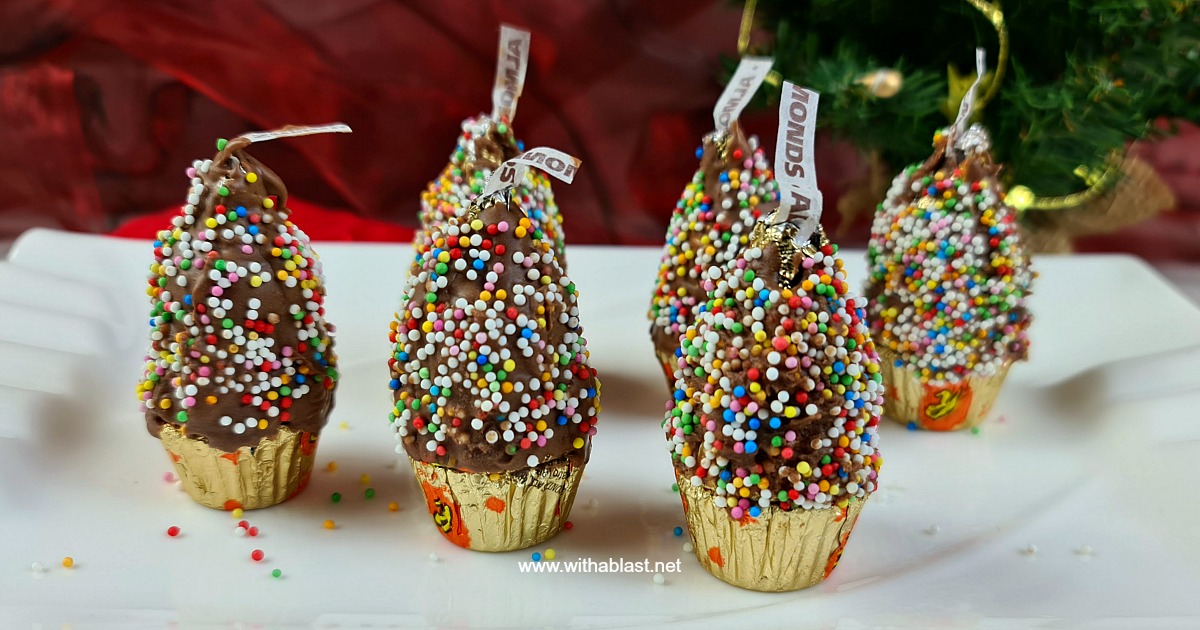 Peanut Butter Cup Christmas Trees | With A Blast