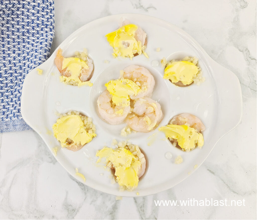 Cheesy Garlic Shrimp Appetizer | With A Blast