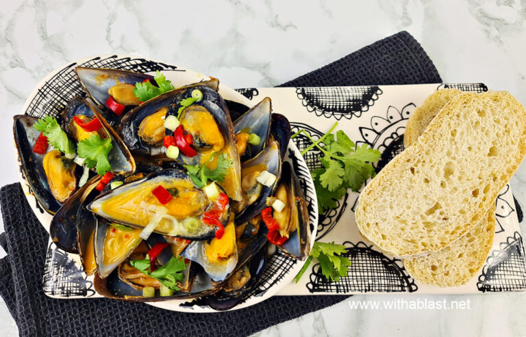 Coconut Milk Mussels | With A Blast