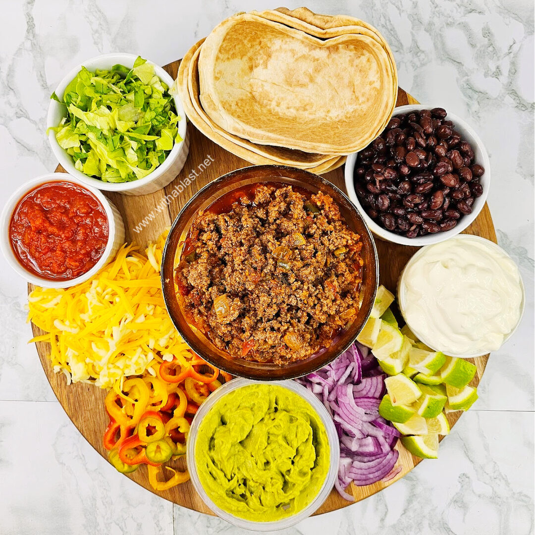Taco Tortilla Boat Board | With A Blast