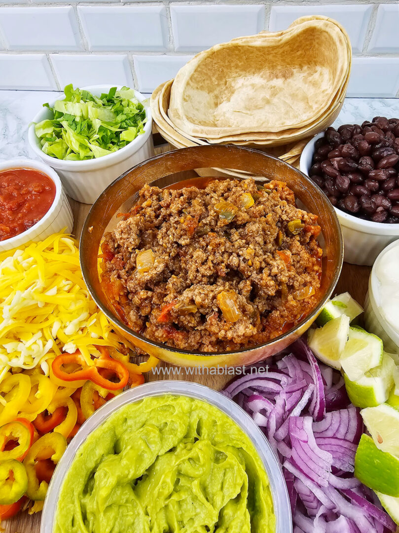Taco Tortilla Boat Board | With A Blast